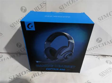 Lot 6215 Boxed And Sealed Captain 400 Gaming Headset 4549112 Simon