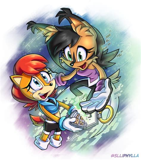 Slliphylla Lynx Nicole Computer Sonic Nicole Sonic Nicole The Holo Lynx Sally Acorn