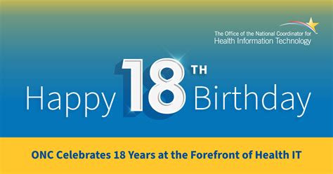 ONC On Twitter ONC HealthIT Was Born Join Us In Celebrating Years Of ONC Check Out The