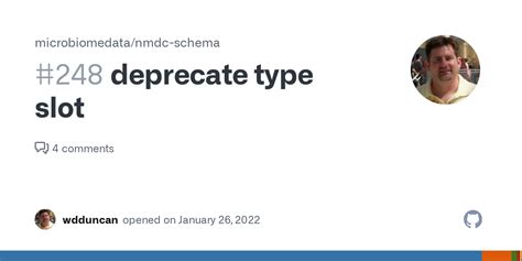deprecate type slot · issue 248 · microbiomedata nmdc schema · github