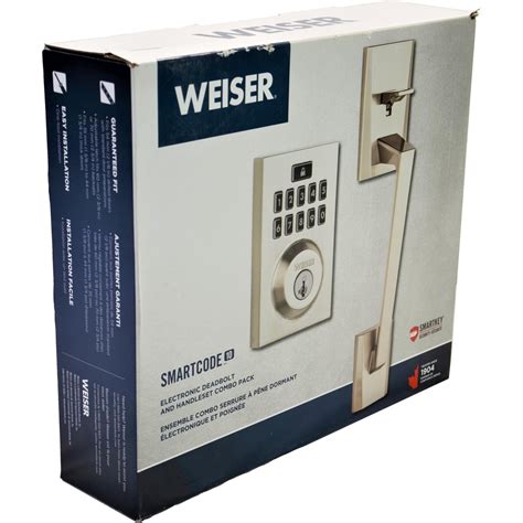 Weiser Smartcode Electronic Deadbolt And Handle Pack Liquidation Nation