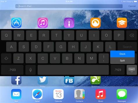 How To Control Your Ipads Onscreen Keyboard Keyboard Ipad Cnet