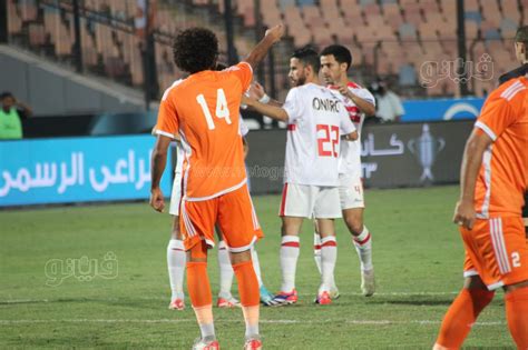 مهاب ياسر يحرز هدف الزمالك الأول في مرمى بروكسي صور