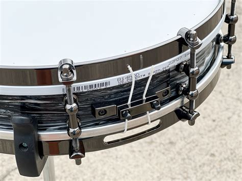 3x14 Maple Piccolo Snare W 60s Black Oyster Wrap Vertical Drum Co Drums For Worship Music