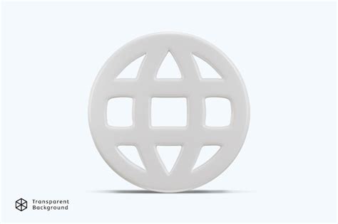 Premium Psd Web Page Internet Connection Network Visit Digital Technology Icon 3d Render