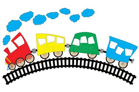 Tekening Van Locomotief Vector Illustratie Illustration Of Machine