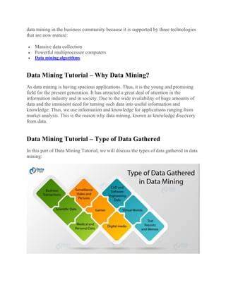 Data Mining Tutorial PDF