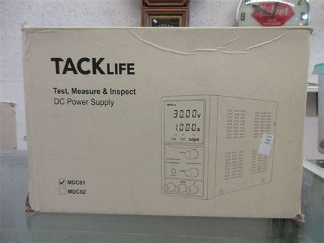 New Tacklife Dc Power Supply Model Mdc01