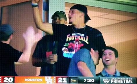 Look Patrick Mahomes Takes In Texas Tech Win Over Houston