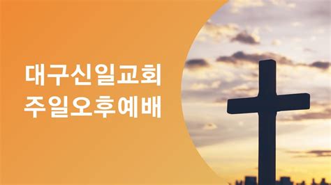 241117 대구신일교회 주일 오후예배 하나님께 찬양하라 추수감사절 찬양제 신영철 목사 Youtube