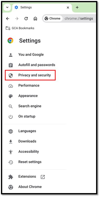 Enable Third Party Cookies GCA Babe Family Help Center