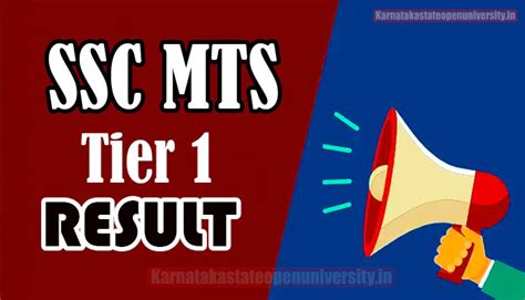 Ssc Mts Tier 1 Result 2025 Today Cut Off And Merit List Direct Link