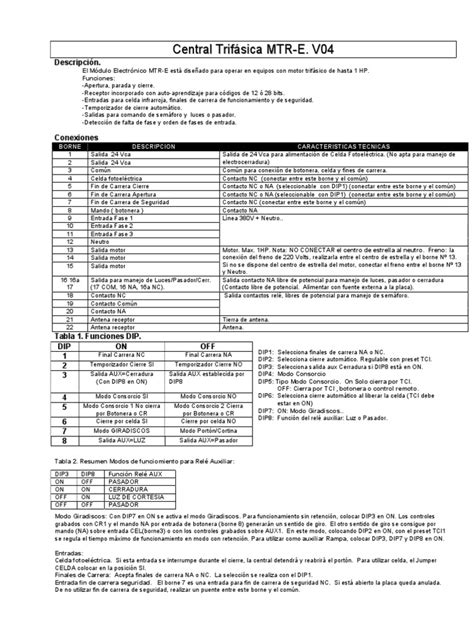 Mt R Pdf Relé Bienes Manufacturados