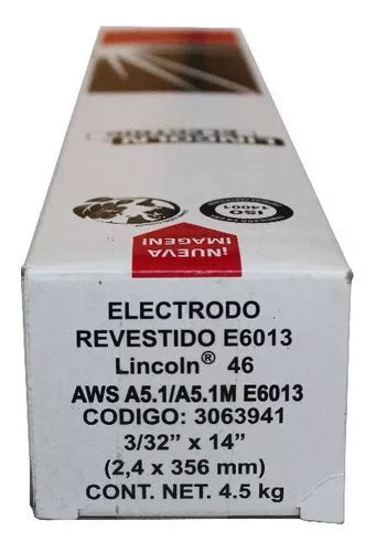 Electrodo Revestido E6013 Lincoln 46 3 32 MercadoLibre