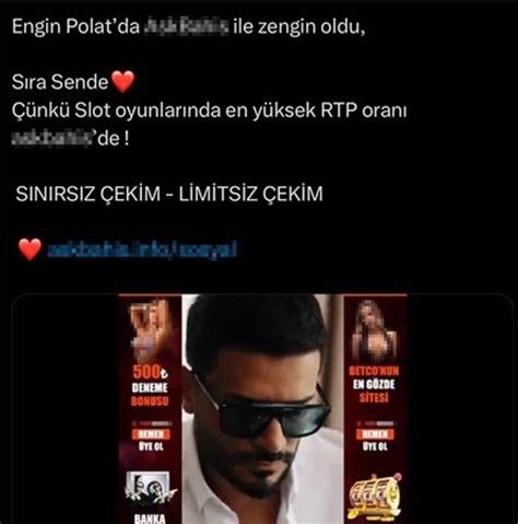 Yasadışı Bahis Sayfasından Engin Polat Reklamı