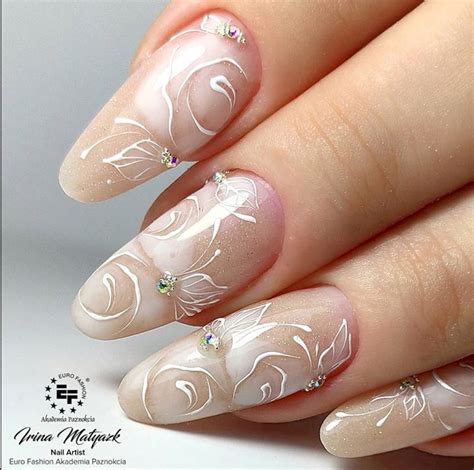 40 Beautiful Wedding Nail Designs For Modern Brides The Glossychic