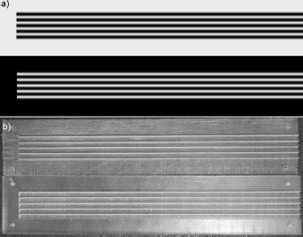 The Grayscale Templates Created In Matlab With B The Finished Acrylic