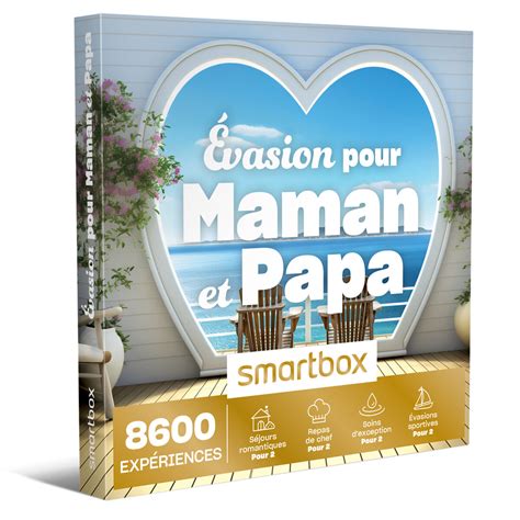 Smartbox Coffret Cadeau Évasion Pour Maman Et Papa Multi Thèmes