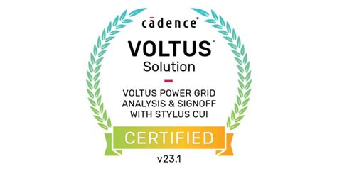 Charul Singh On Linkedin Voltus Power Grid Analysis And Signoff With Stylus Common Ui V23 1 Exam…
