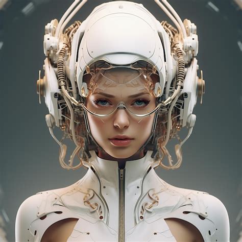 Premium Photo 3d Rendered Photos Of Women Futuristic Portrait