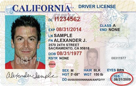 California Driver S License Issue Date CA DMV Issue Date