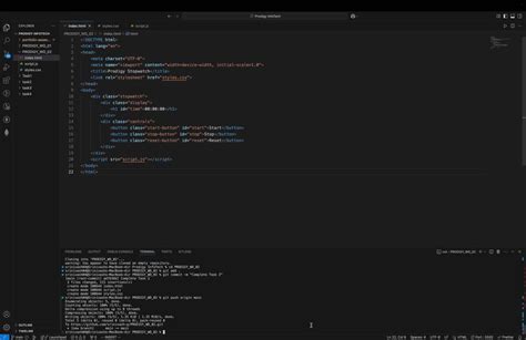 Webdevelopment Javascript Html Css Stopwatchproject