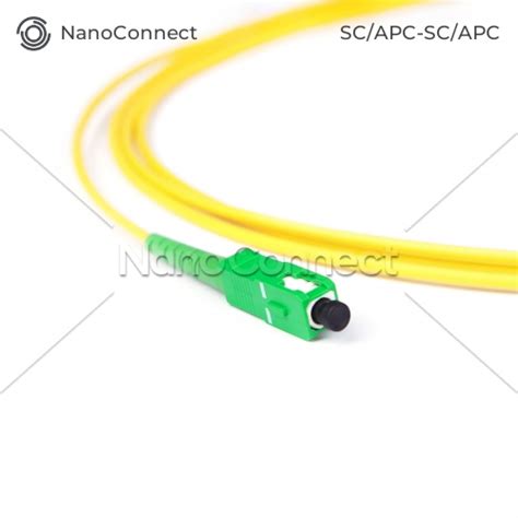 Fiber Optic Indoor Patch Cord SC APC SC APC M Mm Buy In The NanoConnect Online Store