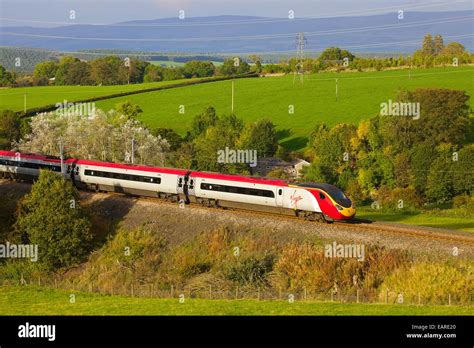 Class 390 Pendolino Virgin Train Passing Strickland Mill Great