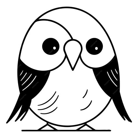 Premium Vector Cute Cartoon Illustration Of A Cute Little Bird Vector