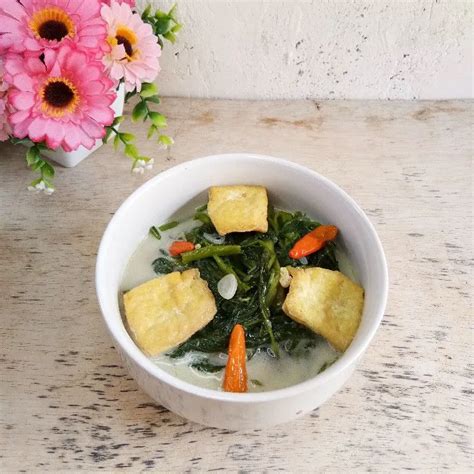 Resep Lodeh Kangkung Tahu Menutanggaltua Sederhana Rumahan Di Yummy App
