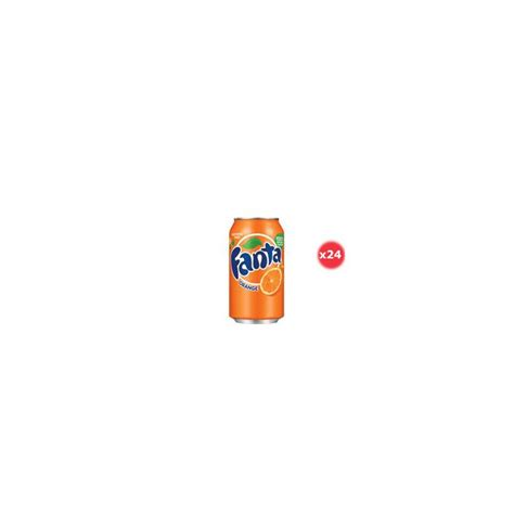 Fanta Orange Canette Pack 33CL X24
