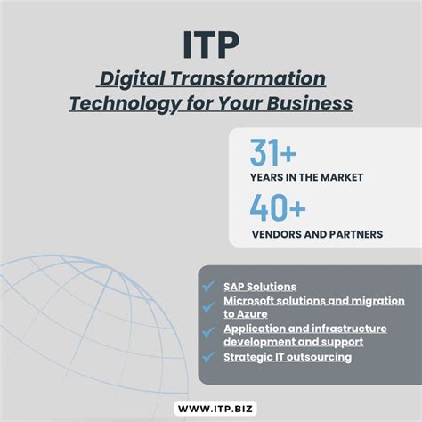 Intech Partner Itp On Linkedin Itp Is A Digital Transformation