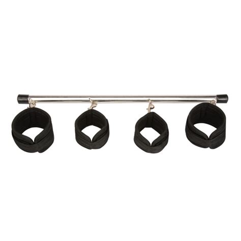 Stainless Steel Adjustable Spreader Bar Ankle Wrist Restraints