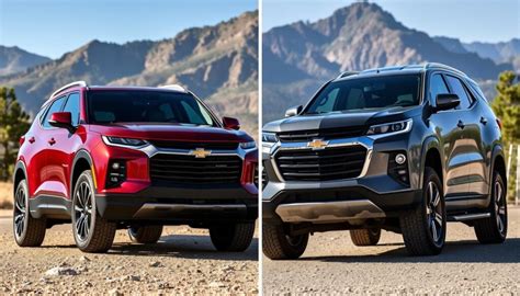 Chevy Blazer Vs Trailblazer Suv Face Off