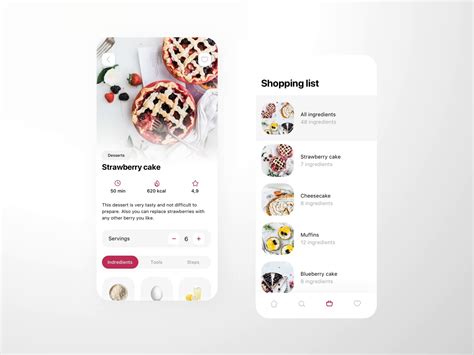 Cooking App Interaction Design By Tetiana Sereda On Dribbble