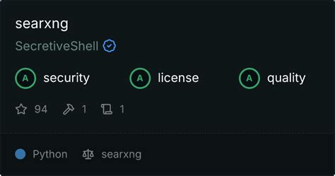 Github Secretiveshellmcp Searxng Mcp Server For Connecting Agentic Systems To Search Systems