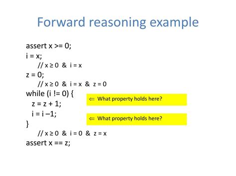Ppt Reasoning About Programs Powerpoint Presentation Free Download