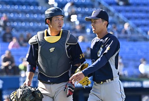 日本ハム2位指名の上武大・進藤勇也「バントかな、と思ったんですが」神宮大会に導く逆転3ラン アマ野球写真ニュース 日刊スポーツ