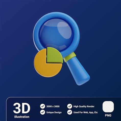 Premium Psd 3d Illustration Seo Optimization Analytic