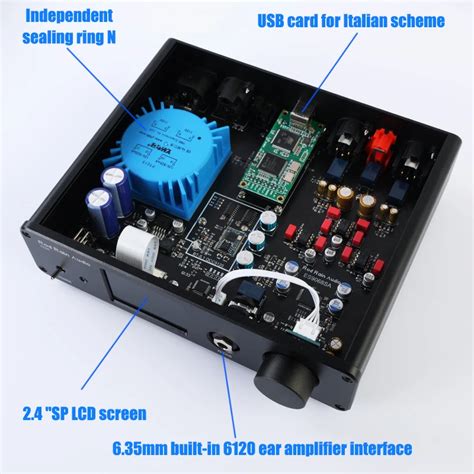 Rod Rain Audio 블루투스 오디오 디코더 Da68 Es9068as 5 1 Qcc5125 Ldac Dac Amanero
