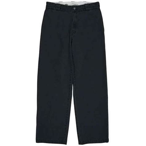 Dickies Super Baggy Loose Fit Work Pant Black Mens Bottoms