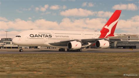 Fbw A380 Qantas Airways 2016 Vh Oqa 8k And 4k Für Microsoft Flight