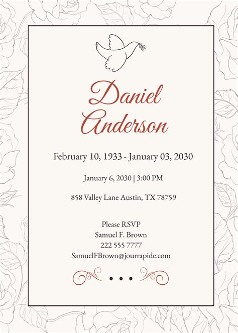 Free Punjabi Funeral Invitation Template To Edit Online