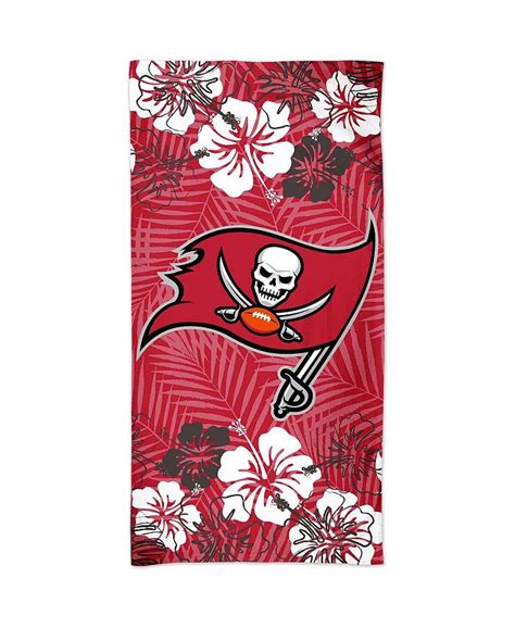 Wincraft Tampa Bay Buccaneers 60 X 30 Floral Spectra Beach Towel