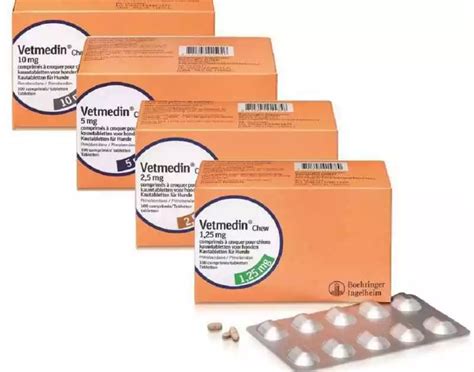 Купити Vetmedin (Ветмедин) 10мг 100 таблеток (2упаковки по 5мг, 200шт ...