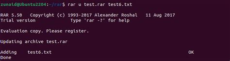 How To Create Extract And List RAR Files On Linux