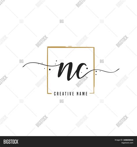 N C Nc Initial Letter Vector And Photo Free Trial Bigstock