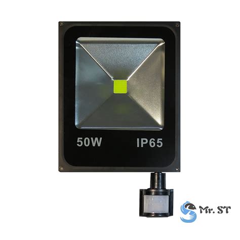 Foco Led Cob 50w Negro Con Sensor Novedades Led