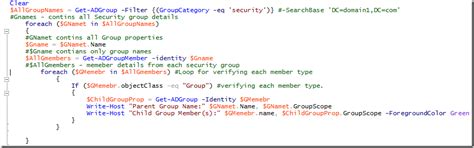 Ad Group Report List Group Members In Active Directorypowershell