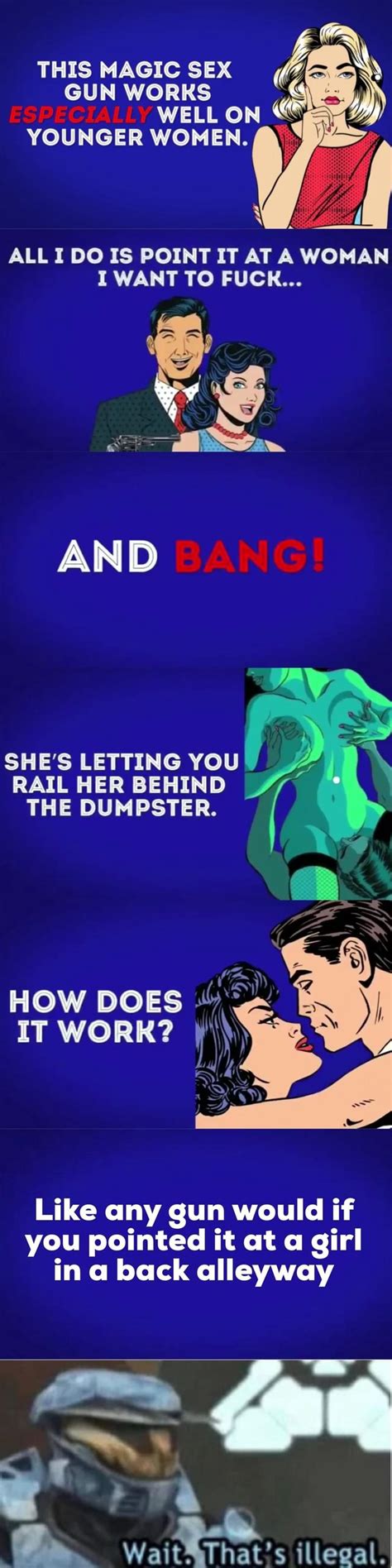 THIS MAGIC SEX GUN WORKS WELL ON BabeER WOMEN ALL I DO 15 POINT IT AT A WOMAN I WANT